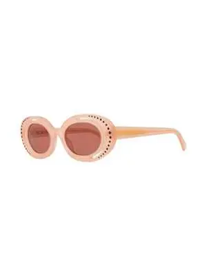Marni Zion Canyon Oval-frame Sunglasses