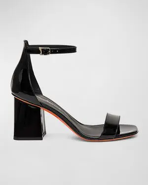 Santoni Santoni Calypso Ankle-Strap Sandals - Blk