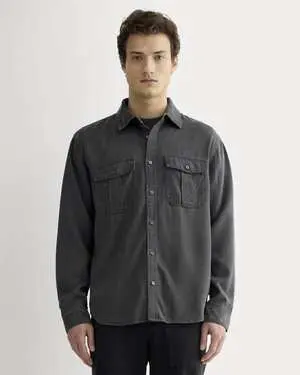 Everlane Utility Shirt Jacket, Buttersoft Size - Graphite