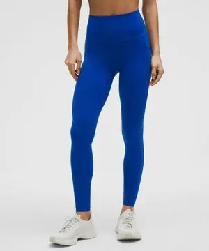 Lululemon Wunder Train High-rise Tight With Pockets 28" Galactic Cobalt