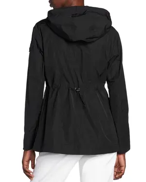 Moncler Leandro Short Parka Jacket - Black