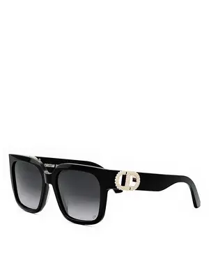 Dior 30 Montaigne S11i Square Sunglasses - Black/gray Gradient