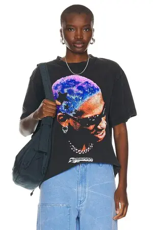 STADIUM LA Rodman Purple Stars Tee