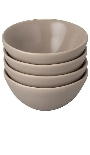 FABLE The Little Bowls Set Of 4 In Taupe - Desert Taupe