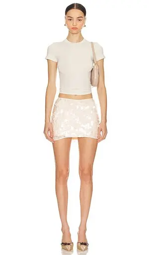 OW Pluto Sequin Mini Skirt