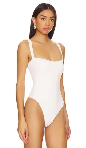 Good American Sculpting Tank Bodysuit - White001