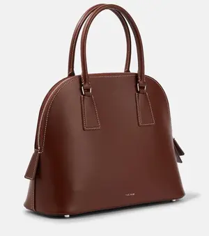 THE ROW Nina Small Leather Tote Bag - Brown