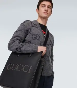 Gucci Medium Leather Tote Bag
