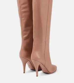 Valentino Garavani Vlogo Signature 105 Leather Over-the-knee Boots