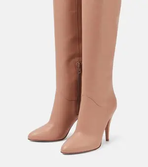 Valentino Garavani Vlogo Signature 105 Leather Over-the-knee Boots
