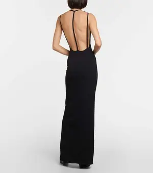 Khaite Teri Cutout Maxi Dress