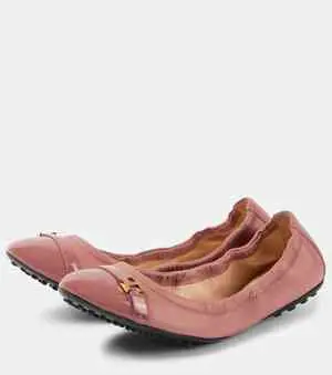 TOD'S Dee Leather Ballerinas