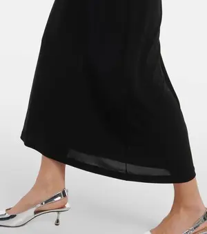Vince Jersey Midi Skirt