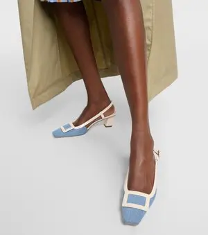 ROGER VIVIER Belle Vivier Slingback Pumps By