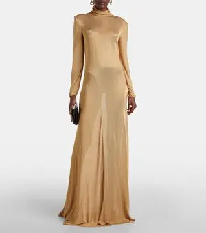TOM FORD Turtleneck Gown