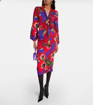 Dolce & Gabbana Floral Pencil Skirt