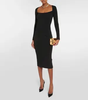 Dolce & Gabbana Jersey Midi Dress