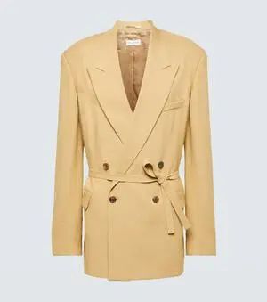 Dries Van Noten Bishop Bis Belted Blazer