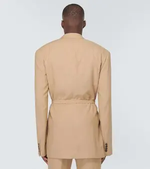 Dries Van Noten Bishop Bis Belted Blazer