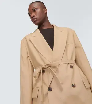 Dries Van Noten Bishop Bis Belted Blazer