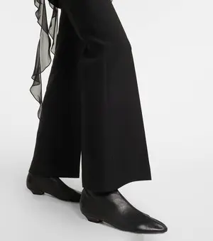 Khaite Apollo Leather Ankle Boots
