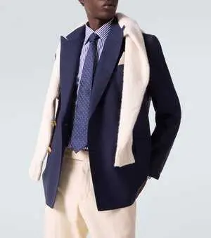 Ralph Lauren Purple Label Gregory Double-breasted Wool Blazer