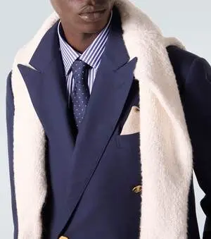 Ralph Lauren Purple Label Gregory Double-breasted Wool Blazer