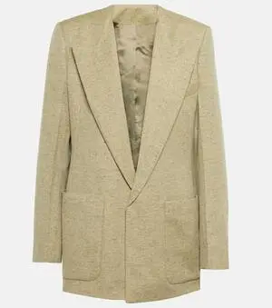 Victoria Beckham Single-breasted Wool-blend Blazer