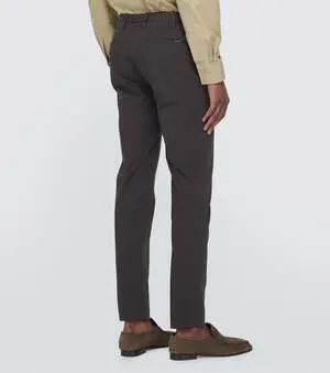 SLOWEAR Incotex Cotton-blend Slim Pants - Grey