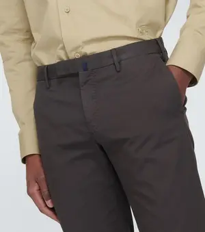 SLOWEAR Incotex Cotton-blend Slim Pants - Grey