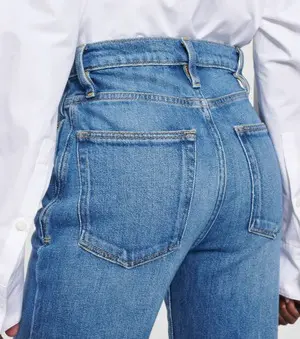 FRAME The Extreme Flare High-rise Jeans - Blue
