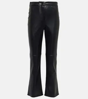Max Mara Sublime Cropped Flared Pants - Black