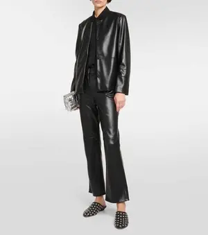 Max Mara Sublime Cropped Flared Pants - Black
