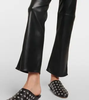 Max Mara Sublime Cropped Flared Pants - Black