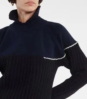 Victoria Beckham Wool Sweater - Blue