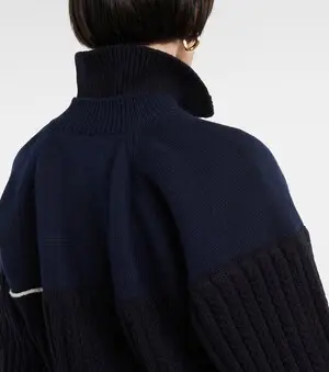 Victoria Beckham Wool Sweater - Blue