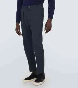 TOM FORD Cotton And Silk Straight Pants