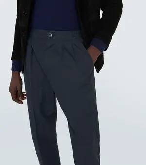 TOM FORD Cotton And Silk Straight Pants