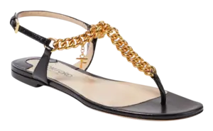 TOM FORD Zenith Embellished Leather Thong Sandals - Multicoloured