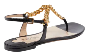 TOM FORD Embellished Leather Thong Sandals