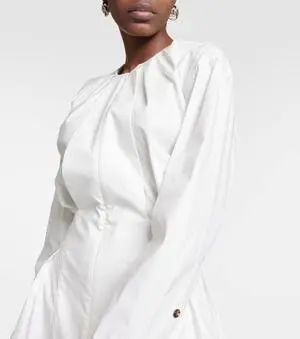 Proenza Schouler Eileen Cotton Poplin Mini Dress
