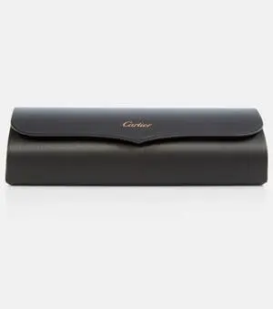 Cartier Panthère De Rectangular Sunglasses - Blue