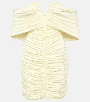 Magda Butrym Draped Off-shoulder Minidress