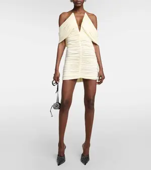 Magda Butrym Draped Off-shoulder Minidress