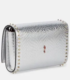 CHRISTIAN LOUBOUTIN Paloma Clutch - Silver