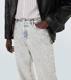 Acne Studios 1981m Monogram Wide-leg Jeans