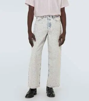 Acne Studios 1981m Monogram Wide-leg Jeans