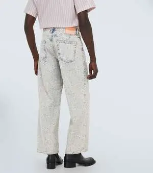 Acne Studios 1981m Monogram Wide-leg Jeans