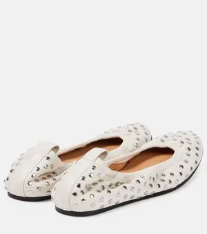 Isabel Marant Belna Leather Ballerinas
