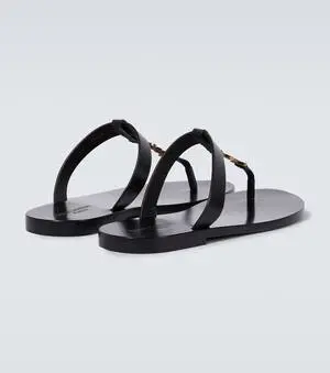 Saint Laurent Cassandre Thong Sandals